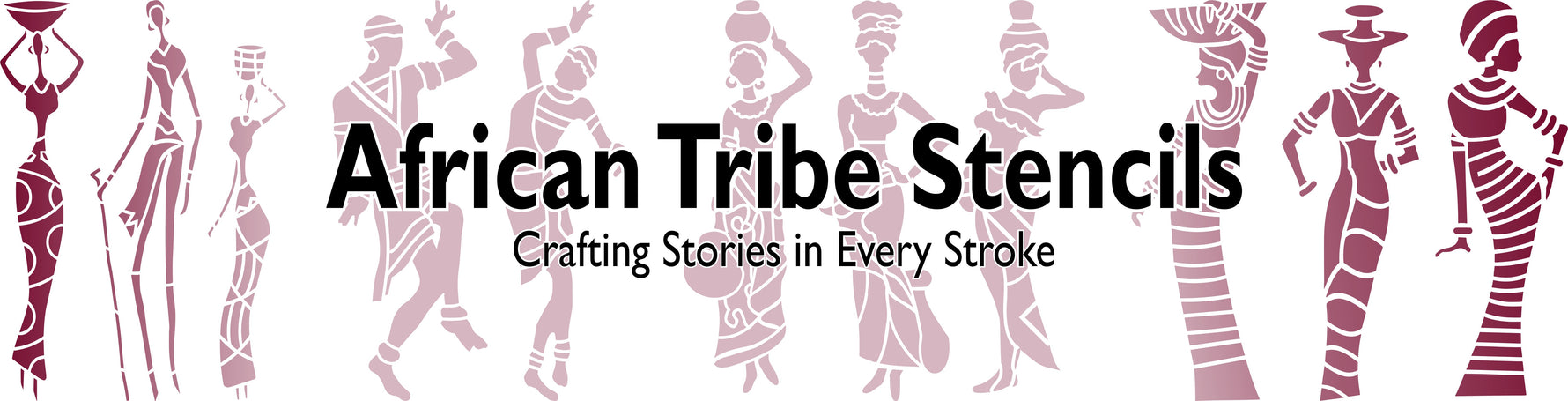 African Tribe Stencils - Stencil Arts